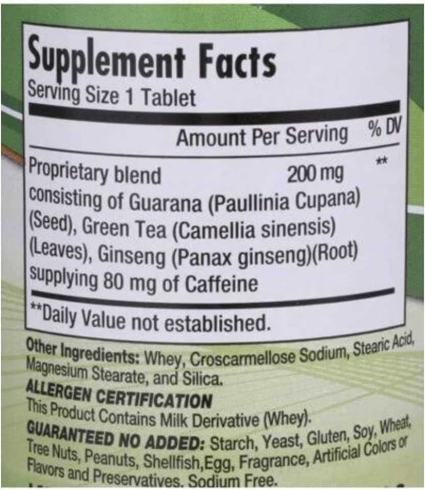 Natures Measure - Nature’s Measure TABS de Energia - Suplemento ...