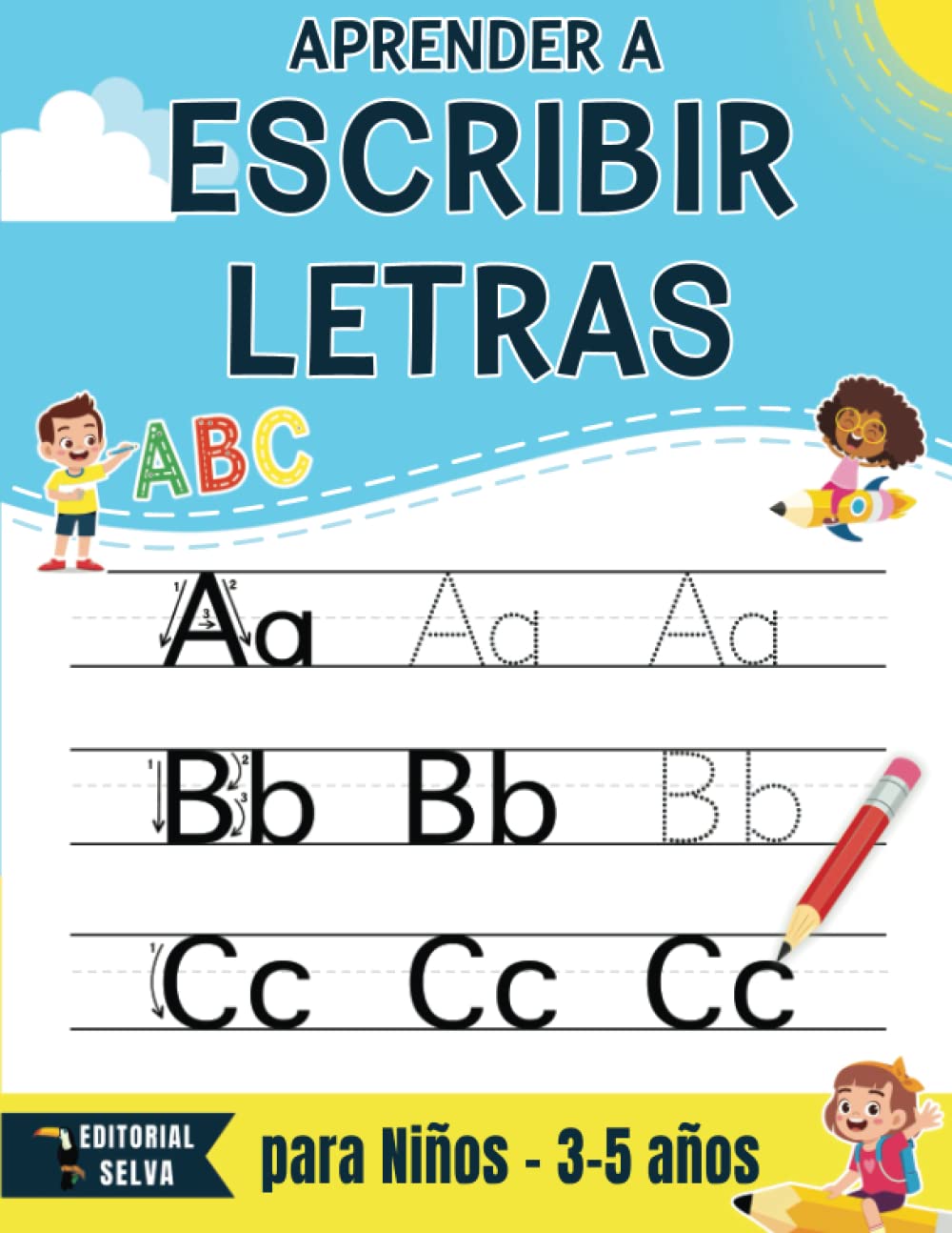 Amazon | Aprender a Escribir Letras para Niños: Letras de la A a la Z ...