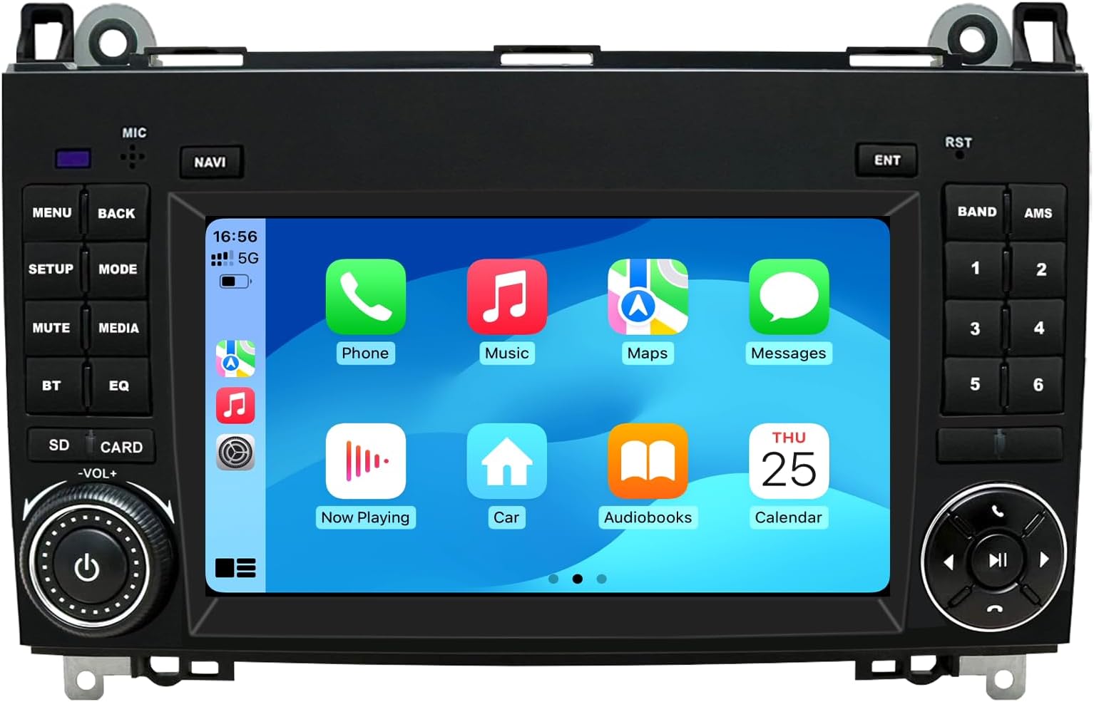 Autoradio für Mercedes Benz A Klasse W169 B Klasse W245 Viano Vito W639 Sprinter, Android 13 ...