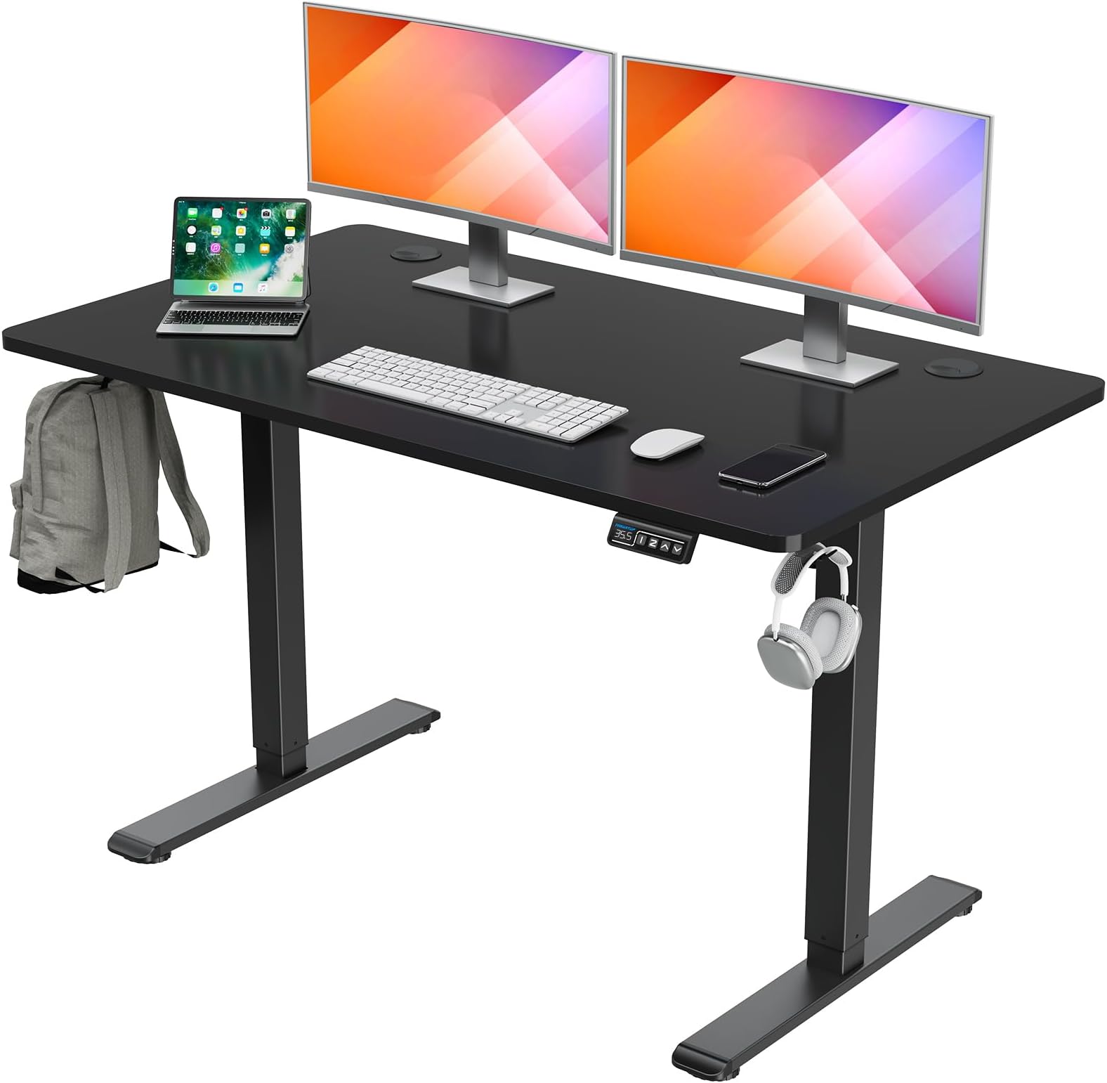 Amazon.com: SohoTeco Motorized Standing Desks,Electric Stand Up Desk ...
