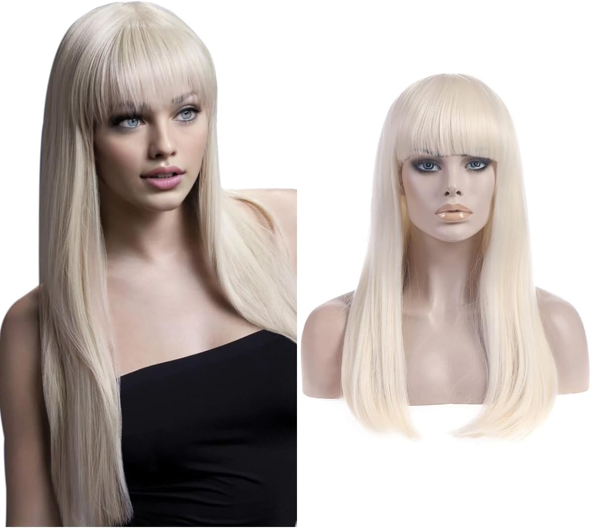 Amazon.com: Topcosplay Women Wigs Long Brown Halloween Costume Party ...