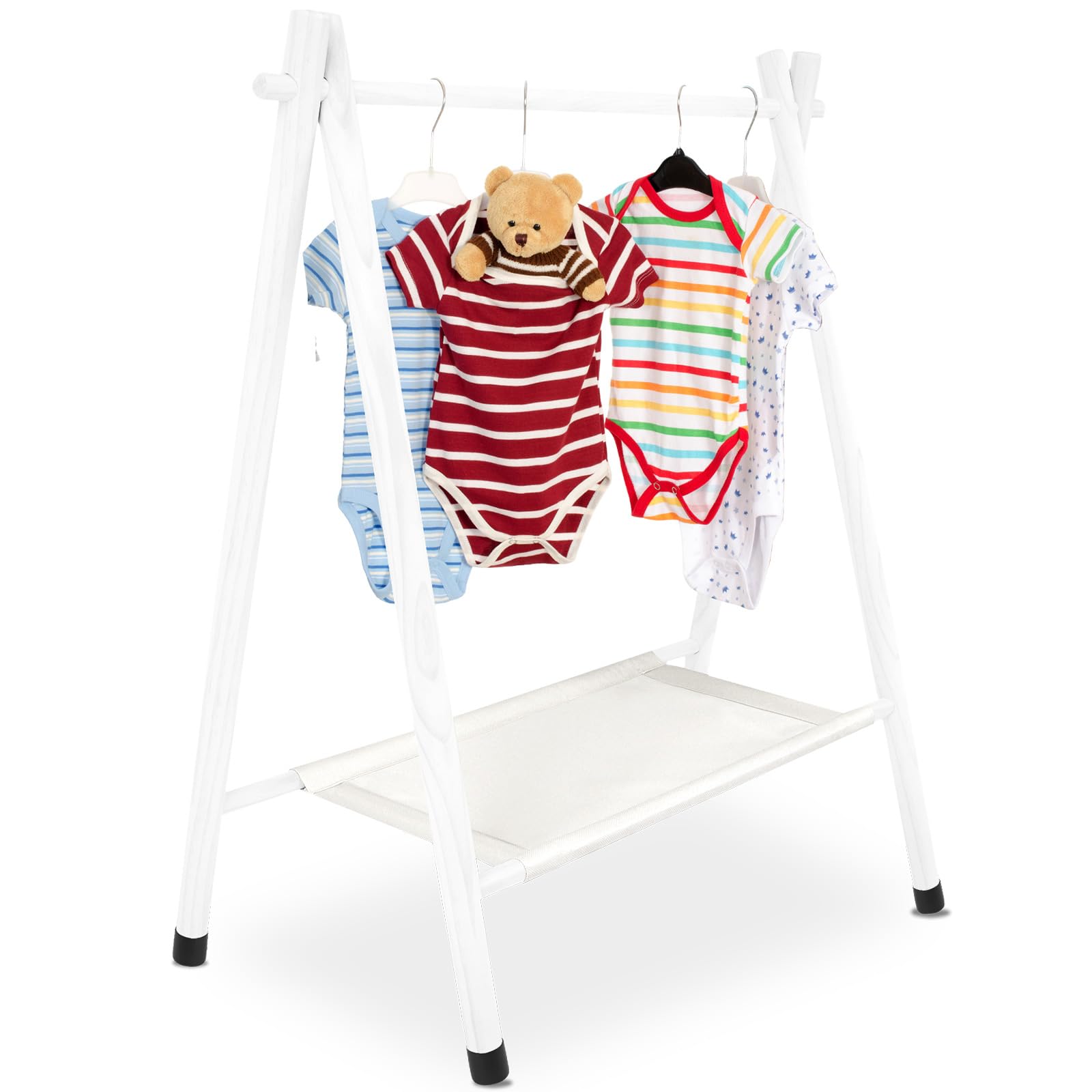 Amazon.com: Queekay Kids Clothing Rack Kids Garment Rack for Baby ...