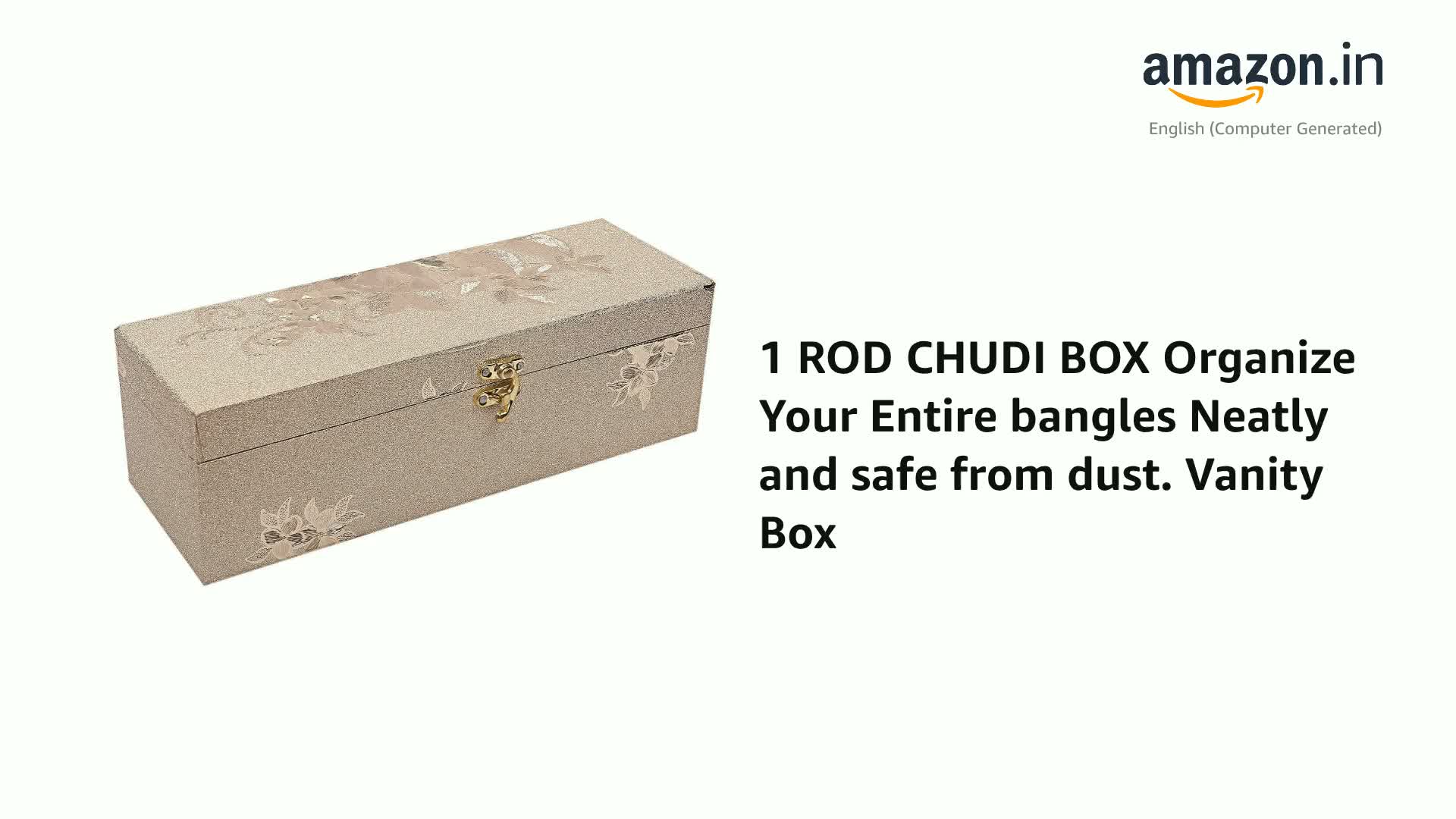 Watch 1 ROD CHUDI BOX Organize Your Entire bangles Neatly and safe from ...