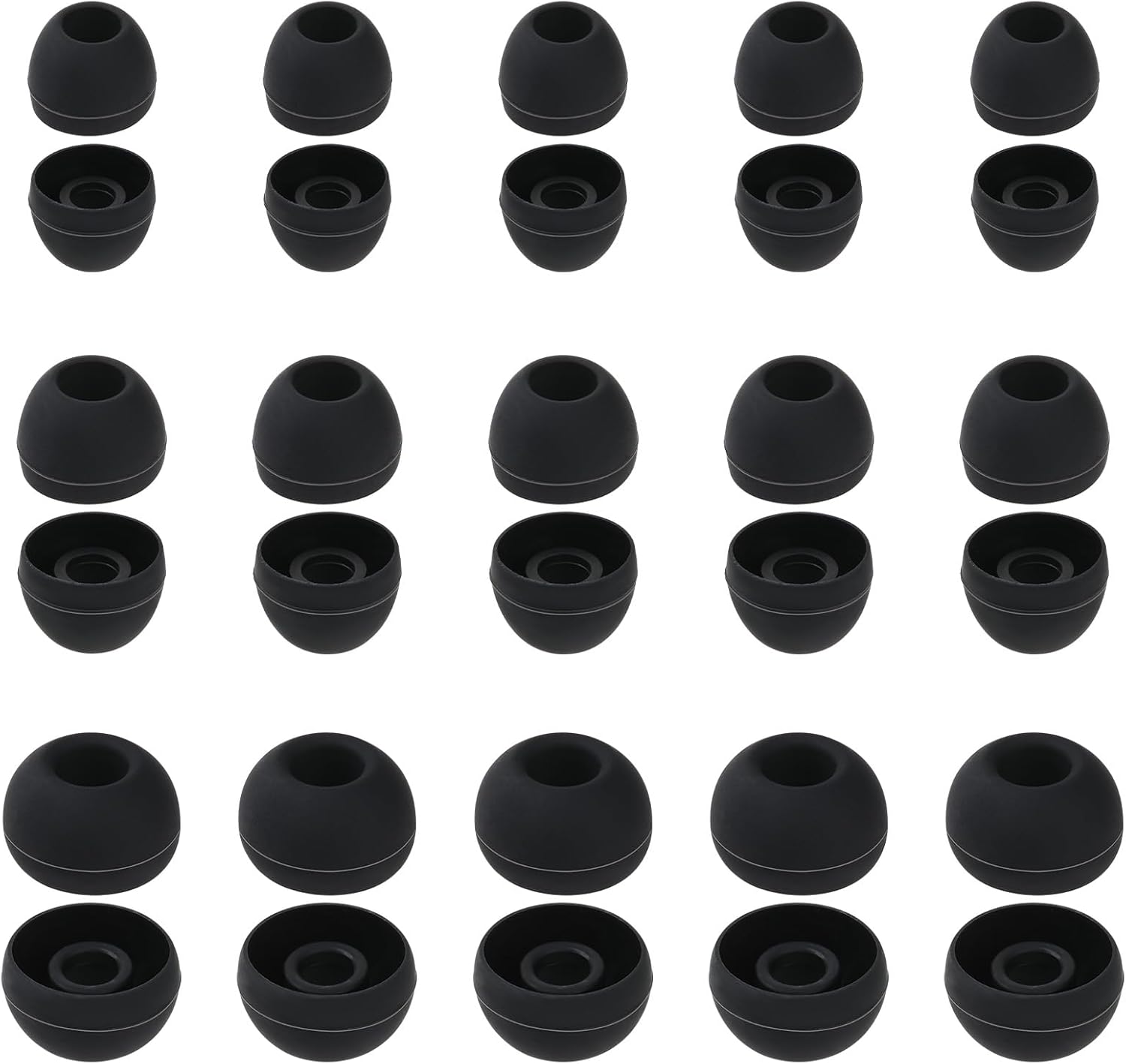 Amazon.com: 15 Pairs Earbud Tips Silicone Replacement Earbud Ear Buds ...