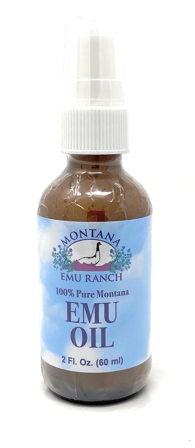 Amazon.com: 100% Pure Montana Emu Oil Montana Emu Ranch Co. 2 盎司(約 56.7 ...