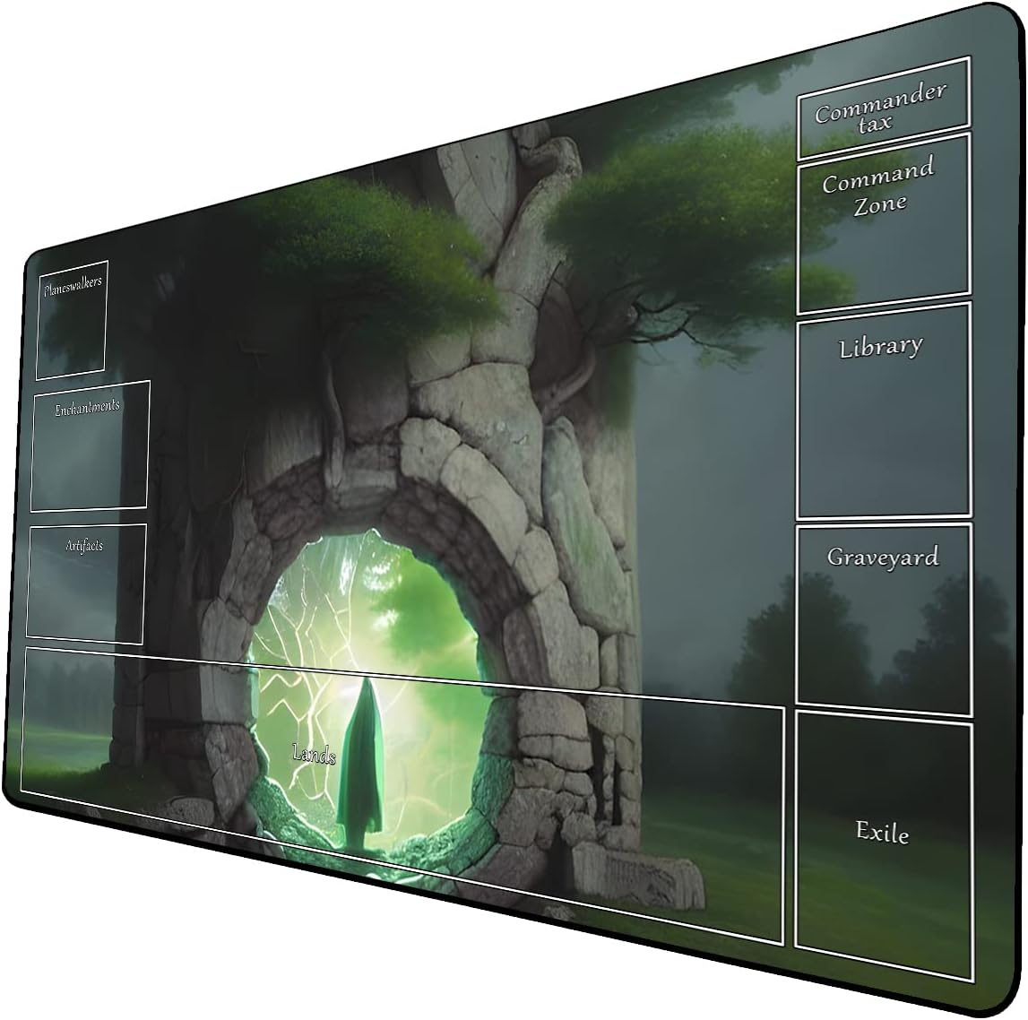 Amazon.com: AI Painting TCG Playmat - MTG Trading Card Game Mat with ...