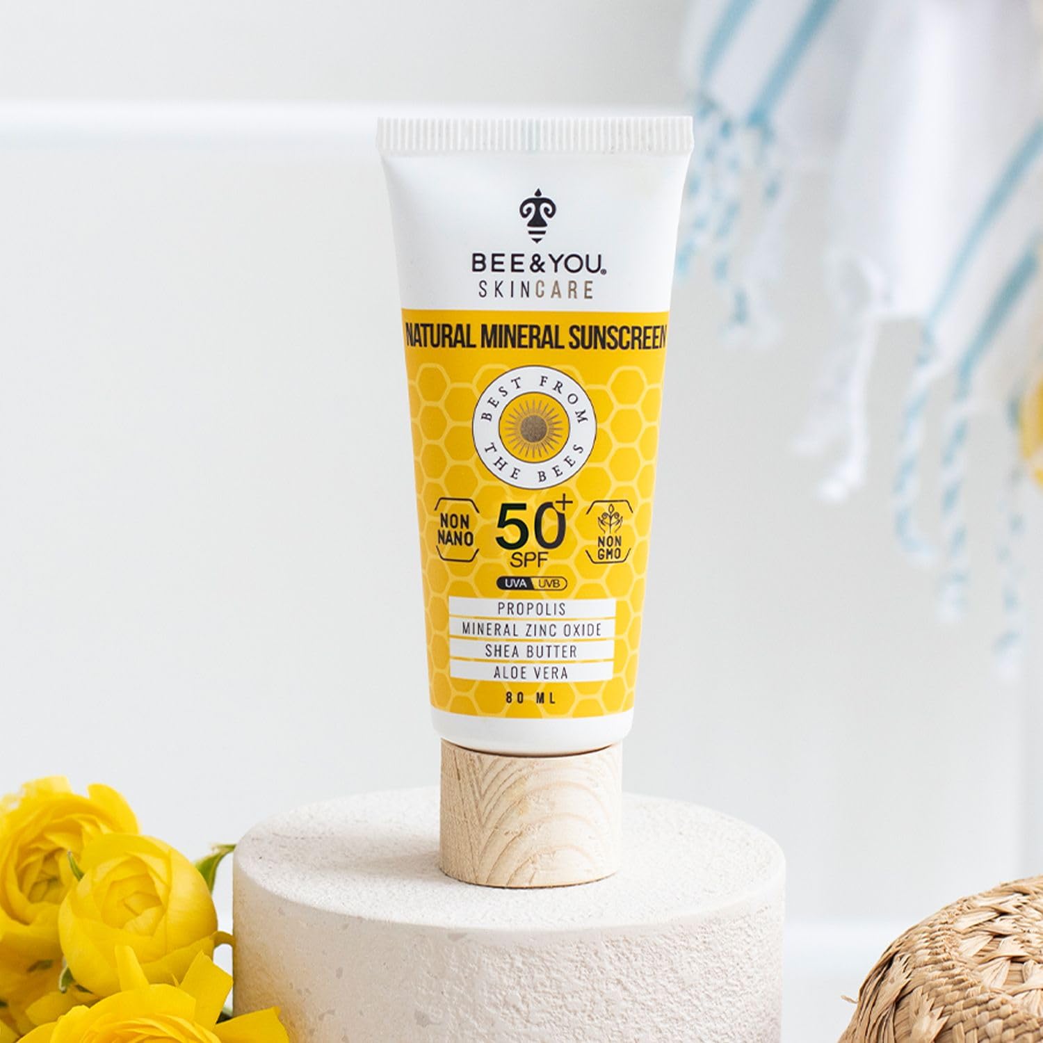 Snapklik.com : BEE And YOU Mineral Body Sunscreen SPF 50 Non-Nano Zinc ...