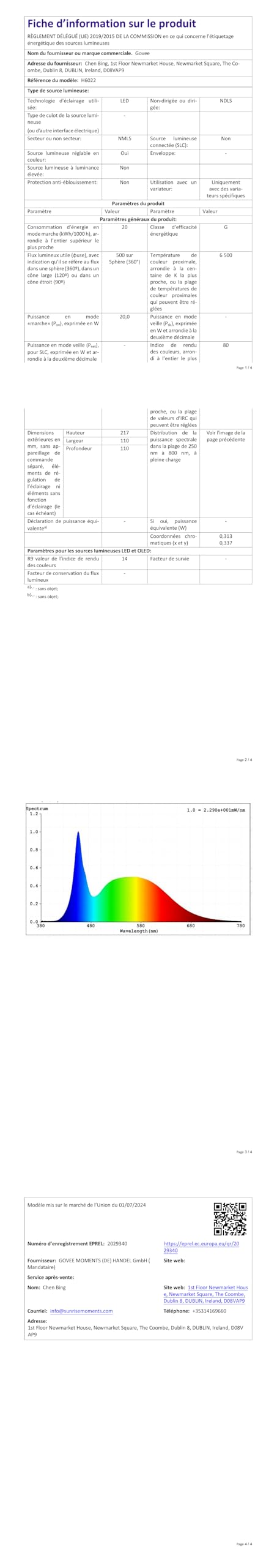 Govee Lampadaire LED RGBIC, Lampe sur Pied Salon Compatible avec Alexa ...