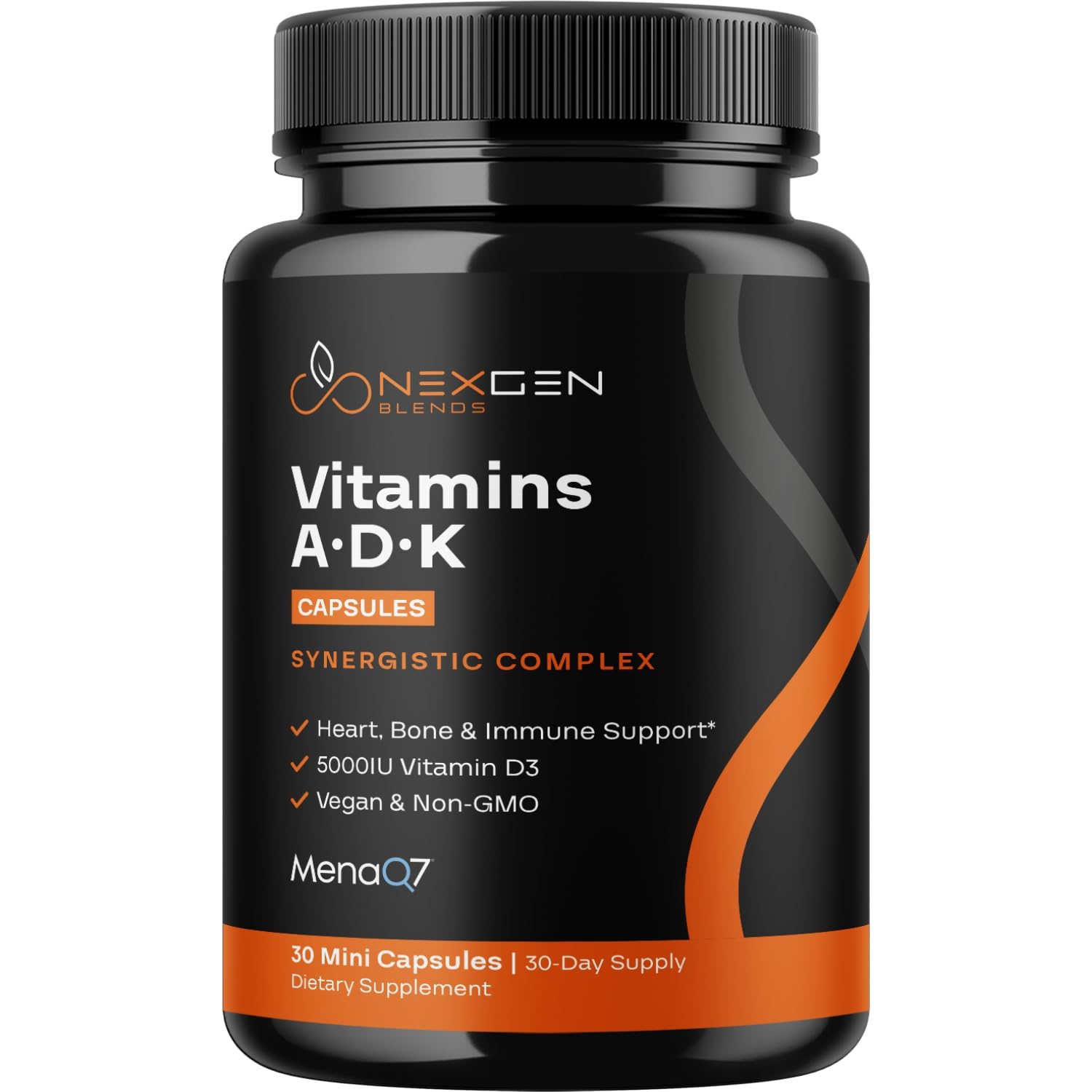 Amazon.com: High Absorption ADK Vitamin Supplement - Vegan Vitamin D3 ...