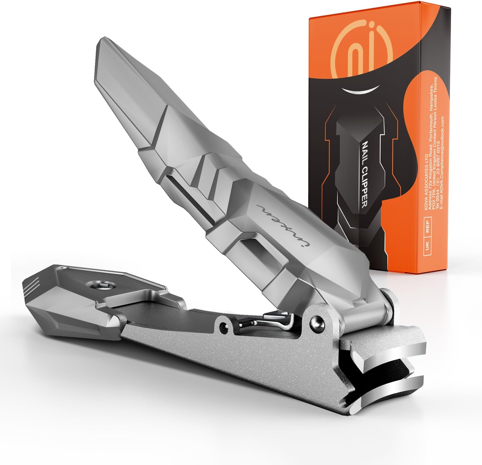 Amazon.com : INXEN Nail Clippers for Men with Catcher, Sharp Nail ...