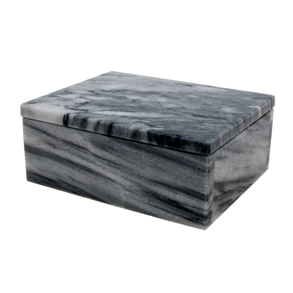 Amazon.com: Rectangular Marble Keepsake Boxes – Hand Carved, Polished ...
