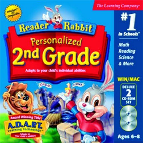 Amazon.com: Reader Rabbit Personalized 2nd Grade Deluxe (Compatible ...