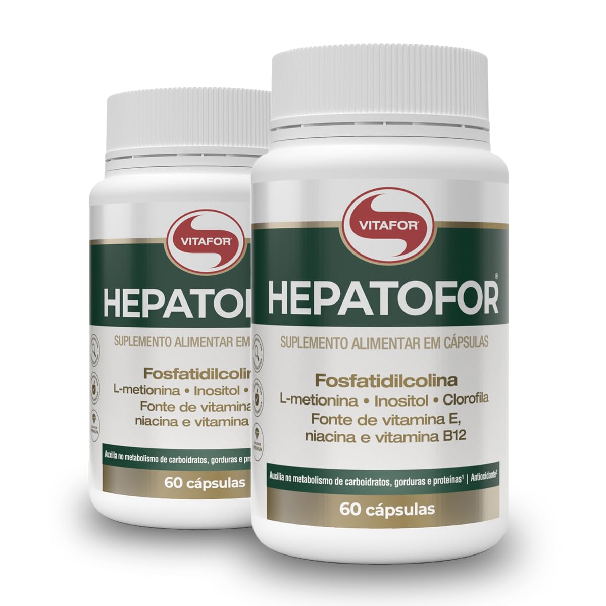 Kit 2 Hepatofor Vitafor 60 Cápsulas | Amazon.com.br