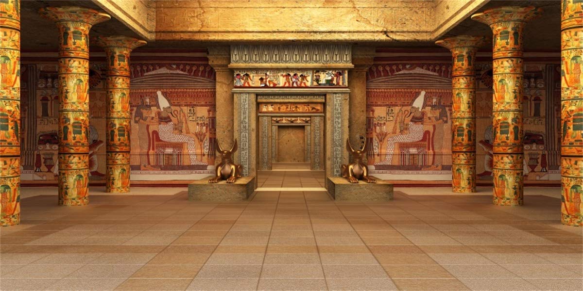 10x5ft Egyptian Temple Photo Backdrop Travel Photo Booth Back Drop ...