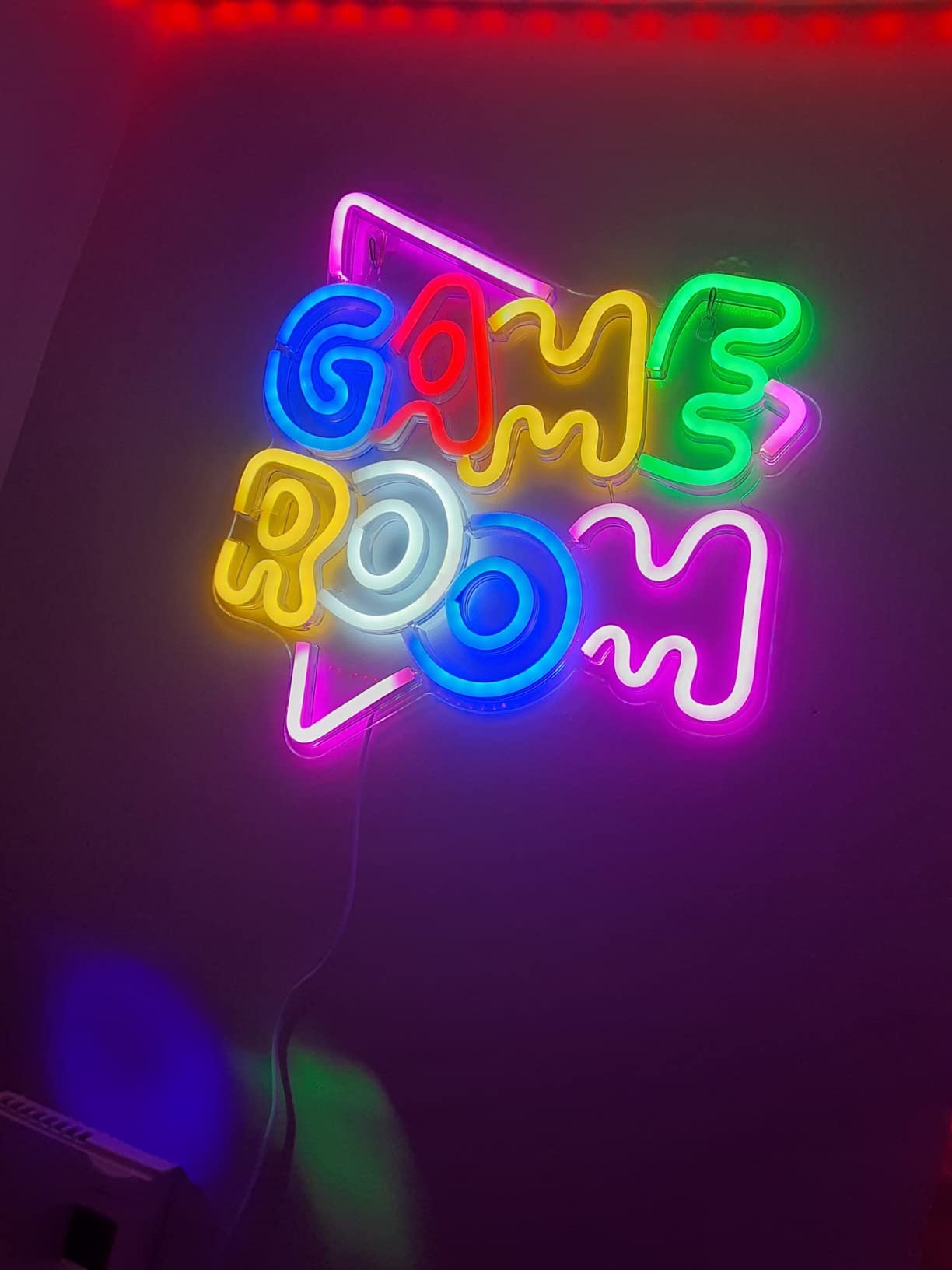 Gamerneon Game Room Neon Signs Colorful LED Neon Lights for Wall Decor ...
