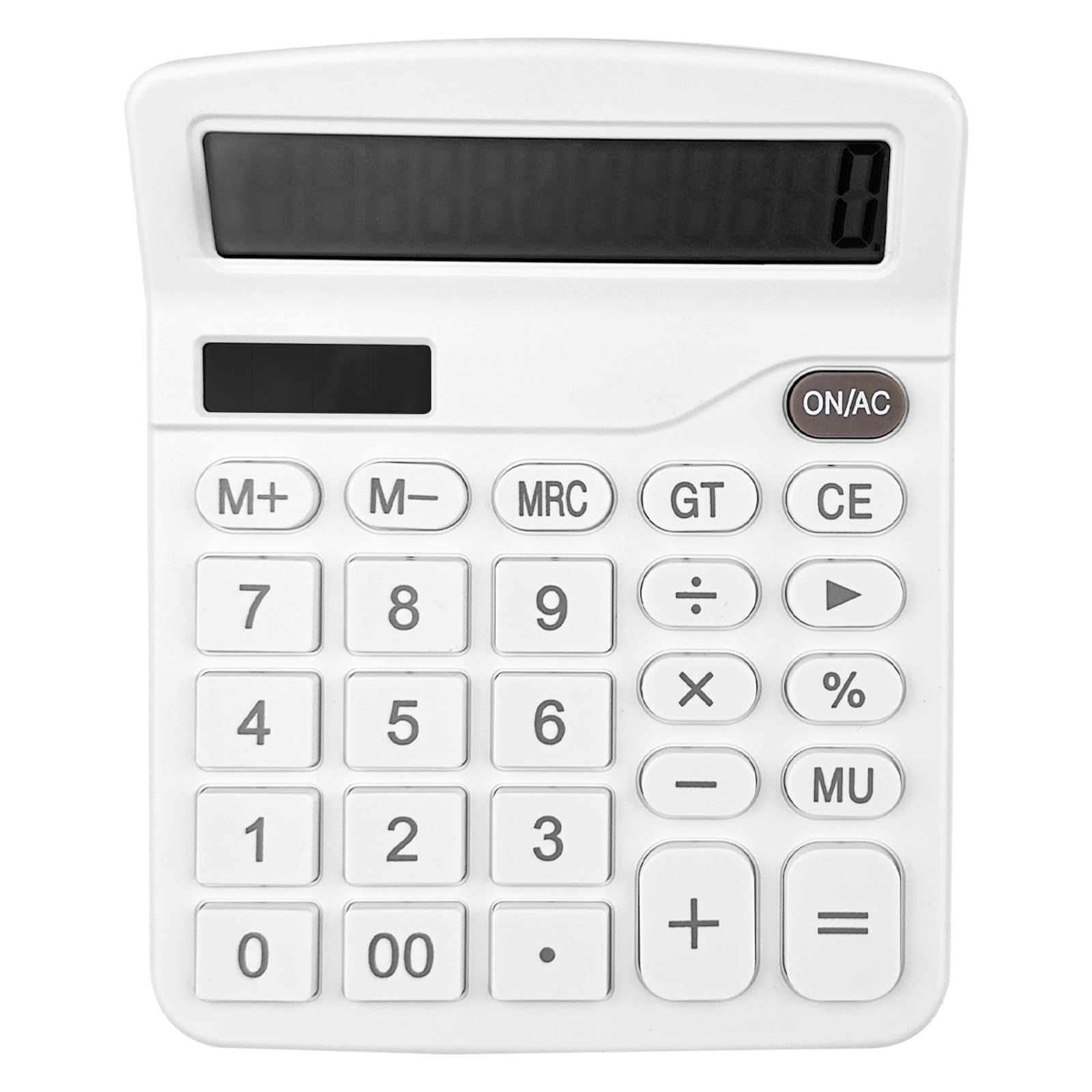 Gvolatee Calculatrice, Calculette de Bureau Solaire Grand Écran LCD à ...
