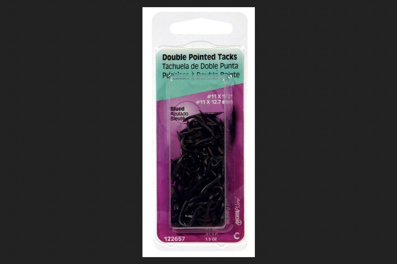 Hillman No. 11 x 0.5 in. L Blue Steel Double Point Tack Staple 11 Ga. 1 ...