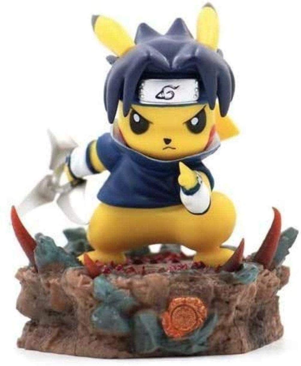 Buy XVPEEN Model 11Cm Pokemon Pikachu Cosplay Sasuke Uchiha Giant Pvc ...