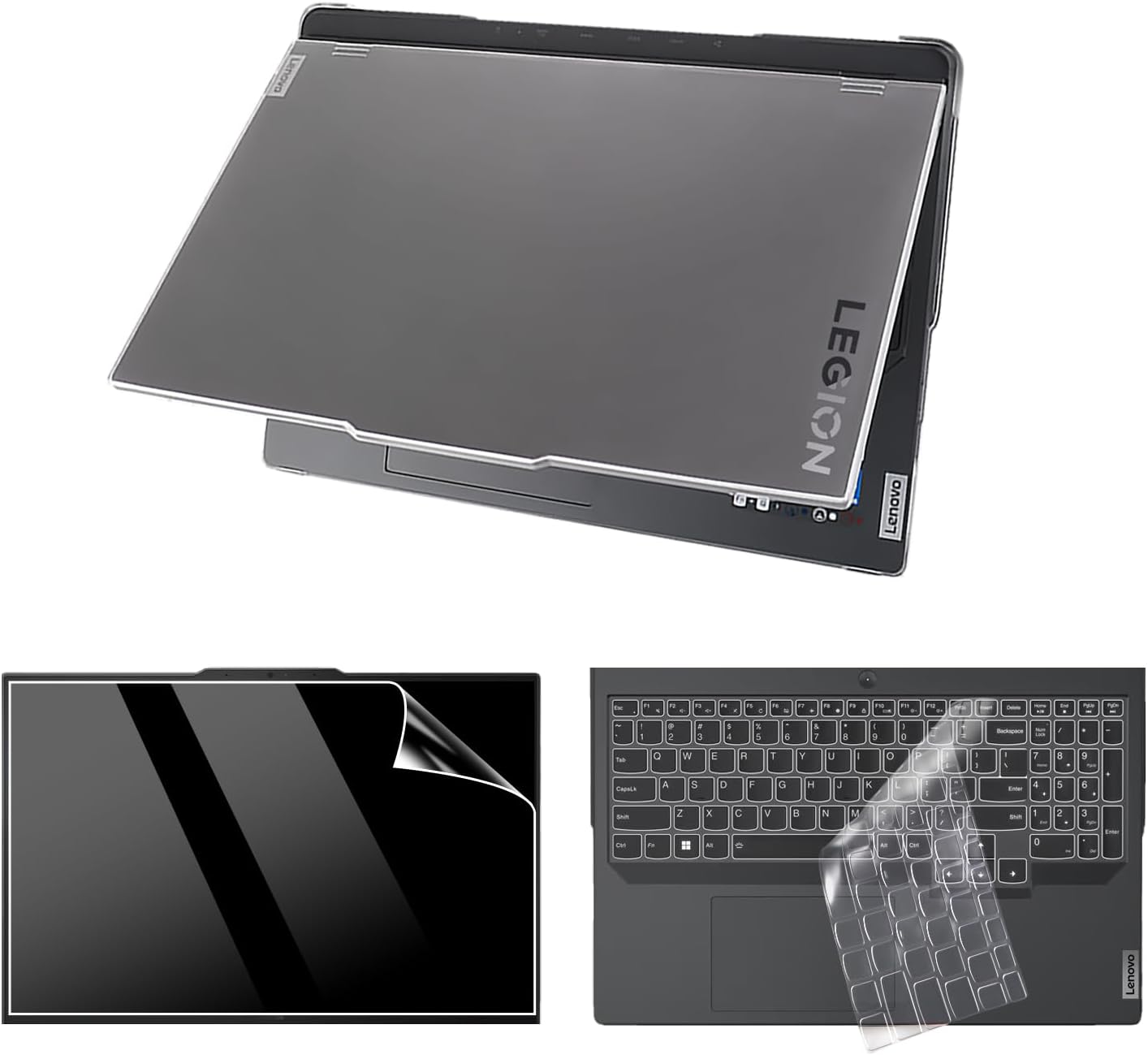 Amazon.com: yiodelu Frosted Transparent Laptop Case for Legion Pro 5 ...