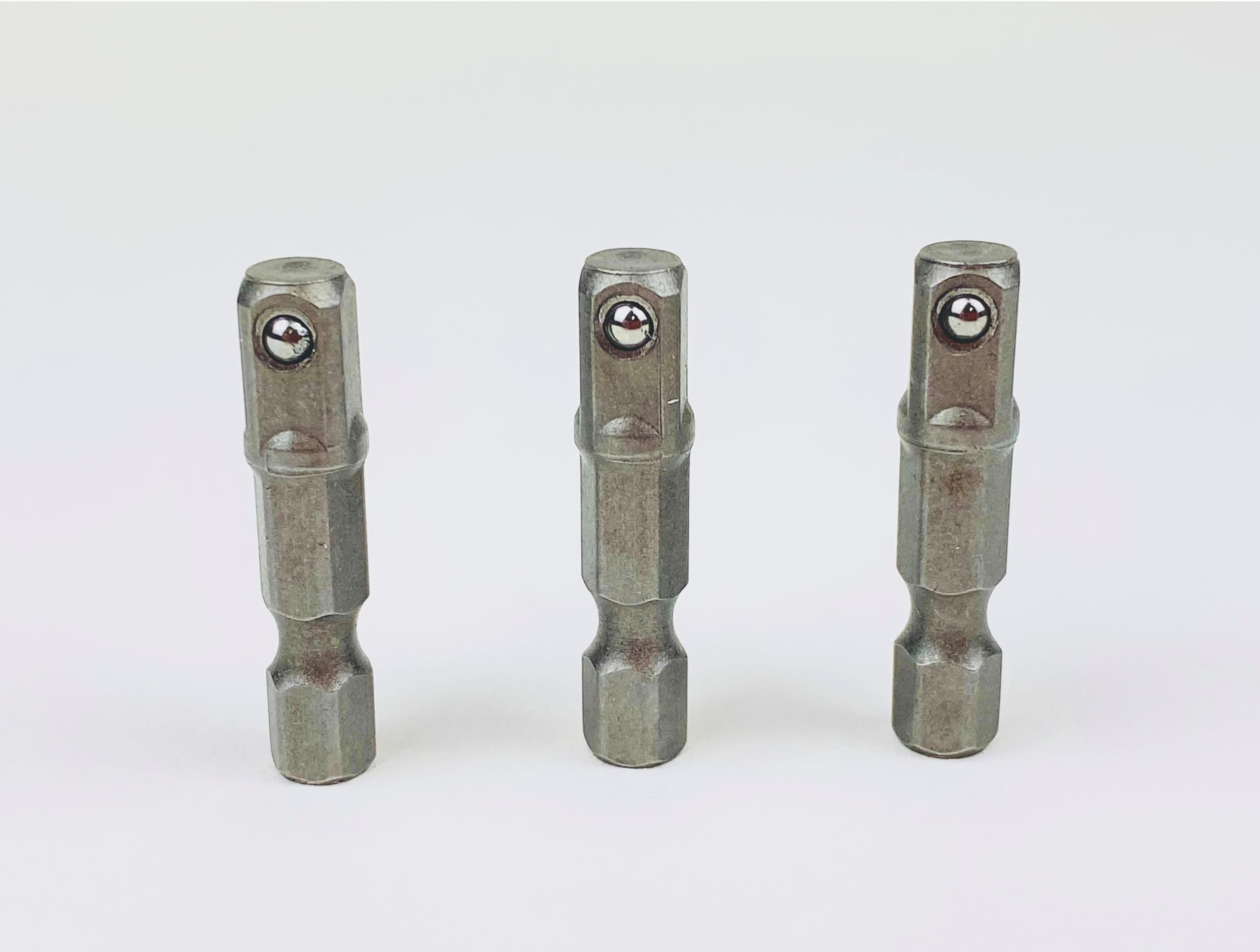 Snapklik.com : Stubby 1/4 Inch Impact Socket Adapter Bit Only 1.3 ...