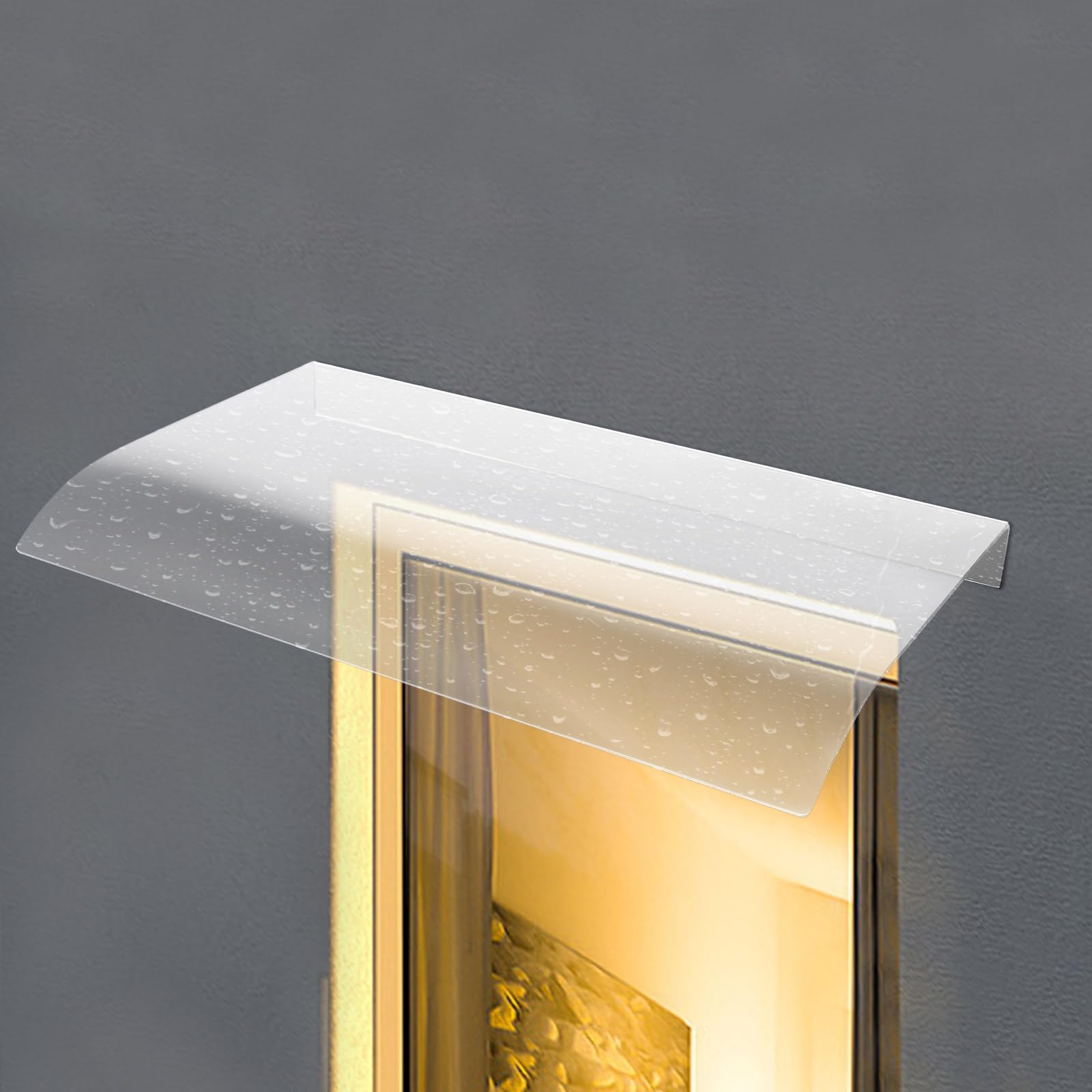 Amazon.com : Awning Canopy, Clear Rain Shelter, 19.7*31.5in Window ...