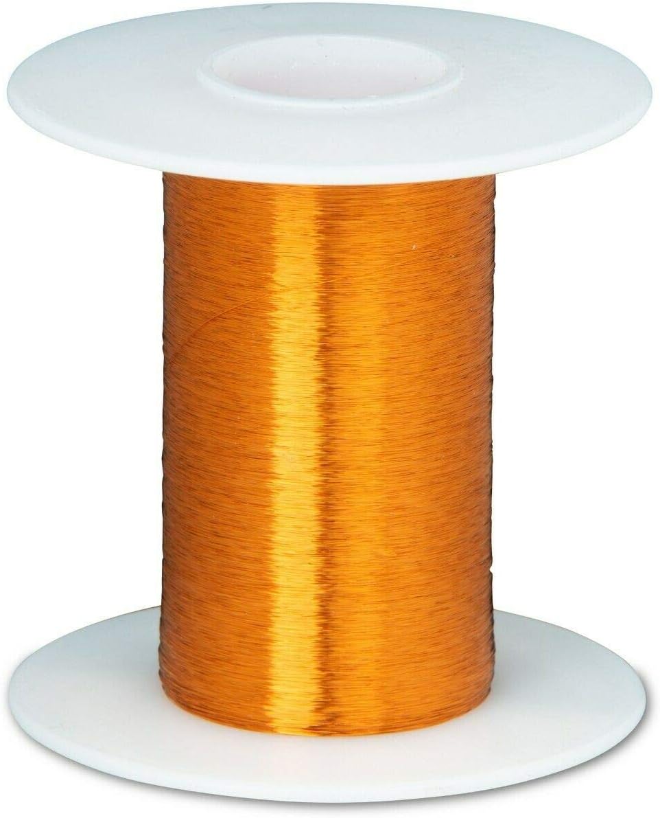 Magnet/Enameled Wire 42 AWG Gauge Heavy Formvar Copper Magnet Wire 5.0 ...
