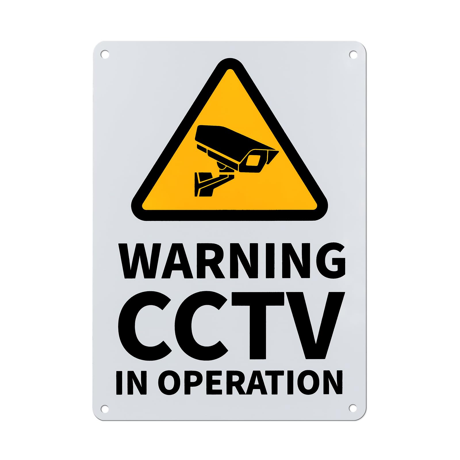 Cctv Warning Logo A4 Outdoor CCTV Warning Sign Foamex