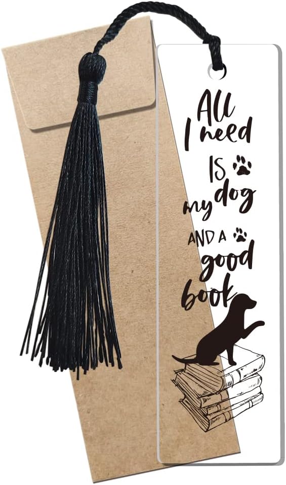 Amazon.com: Dog Lover Bookmark Gifts for Lovers Bookworm Bookish Nerd ...