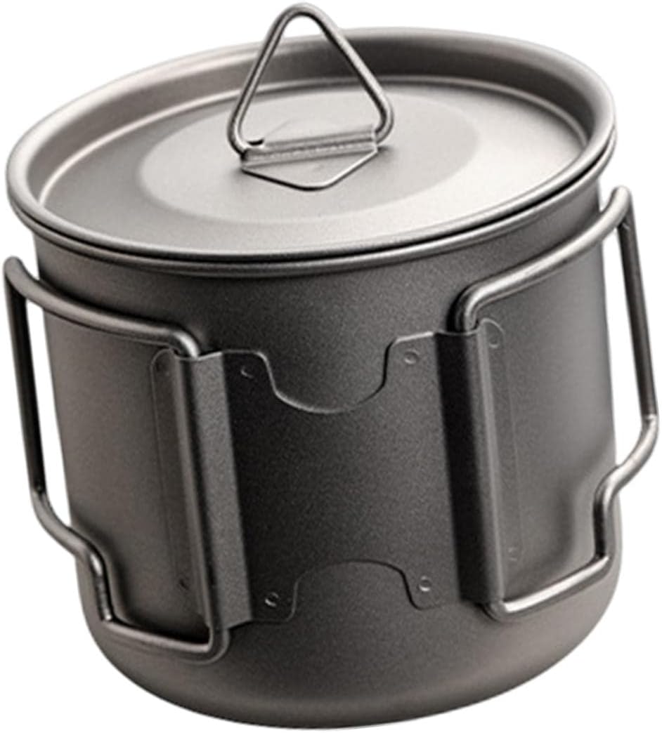 Amazon.com: Titanium Pot Backpacking, Camping Tea Mug Titanium Cup ...