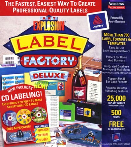 Amazon.com: Art Explosion Label Factory Deluxe