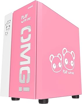 Amazon.com: The Pink Gaming Computer, Pink Gaming PC, Super RGB, Liquid ...