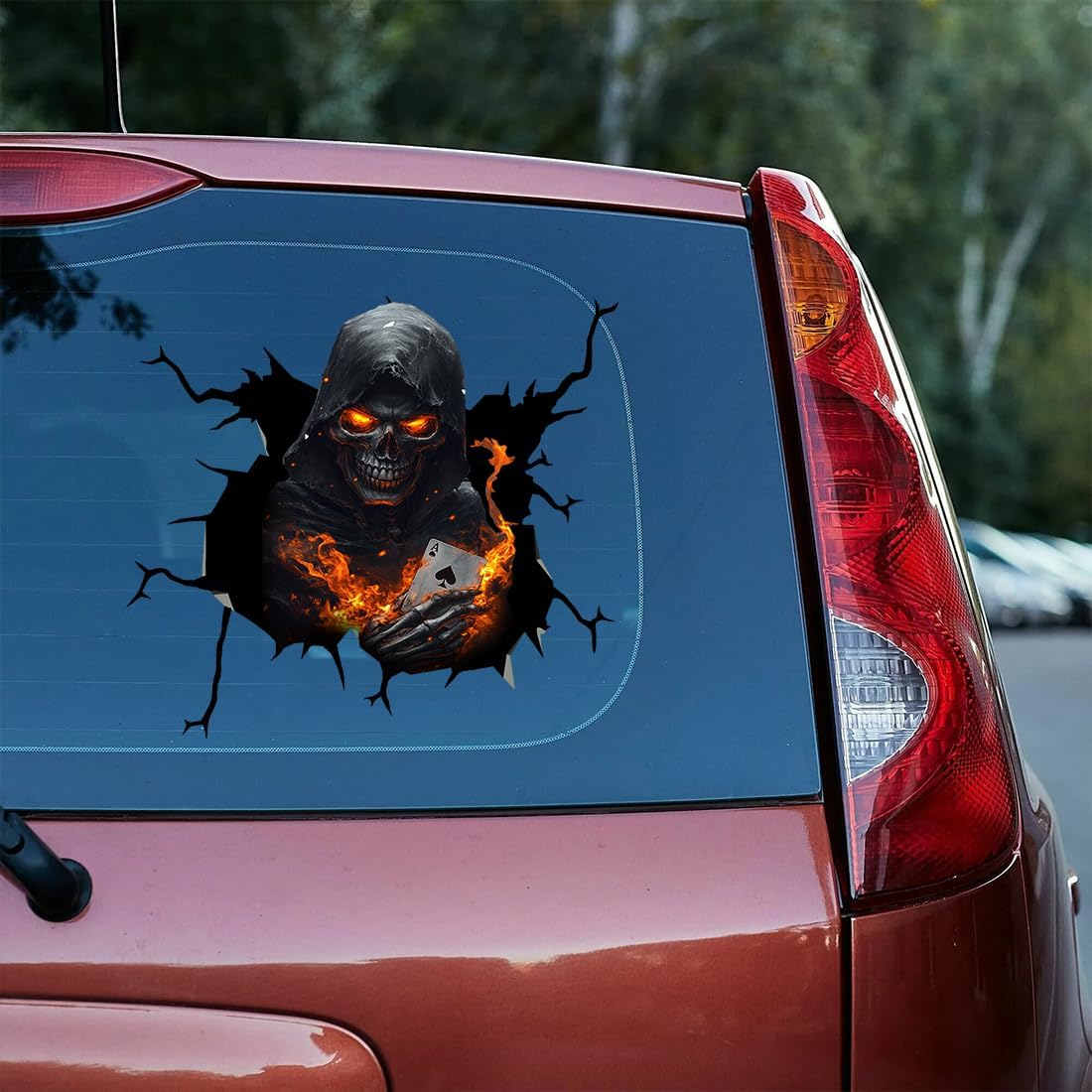 Amazon.com: Grim Reaper Car Decal Stickers, Grim Reaper Car Decals ...