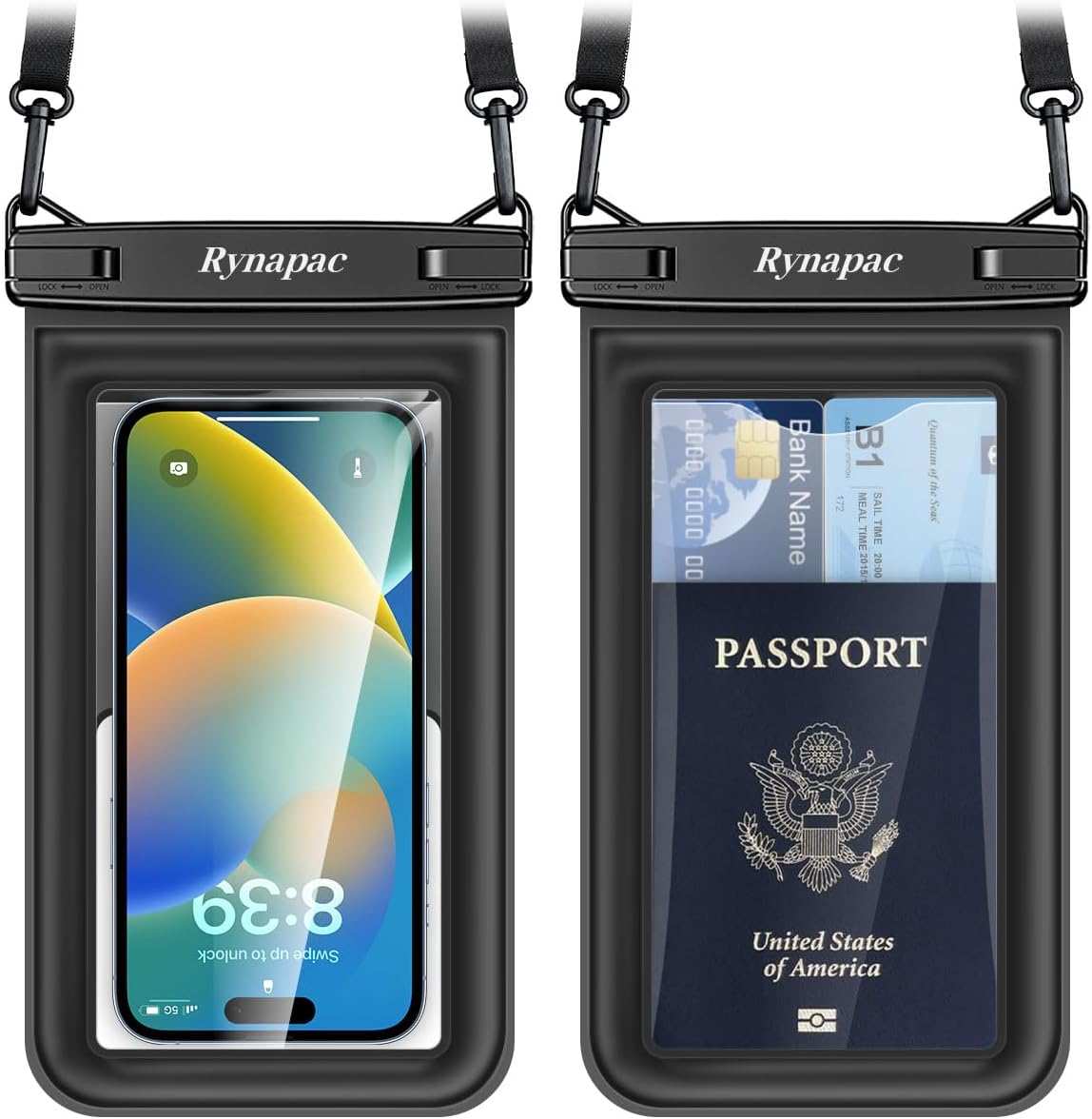 Amazon.com: [Up to 8.5"] Floating Waterproof Phone Pouch 2 Pack ...