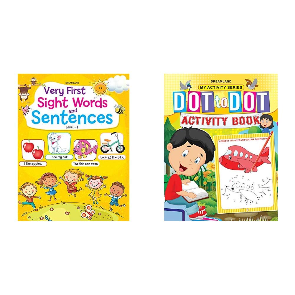 Buy Very First Words Sentences Level - 1+My Activity- Dot to Dot ...