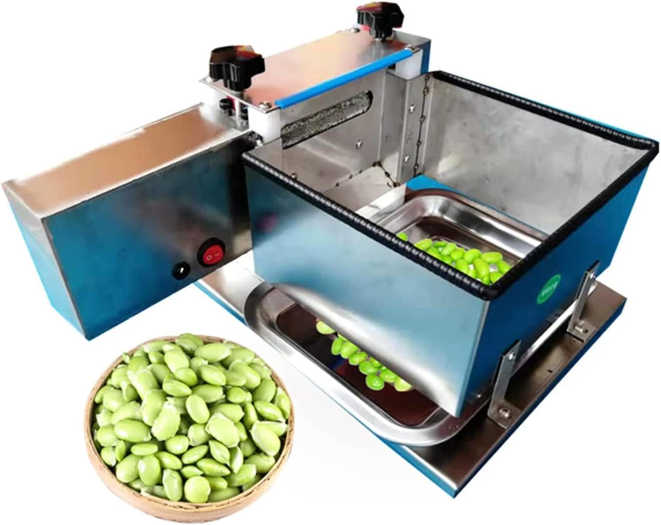 Amazon.com: Electric Pea Sheller Machine Semi-automatic Commercial Bean ...