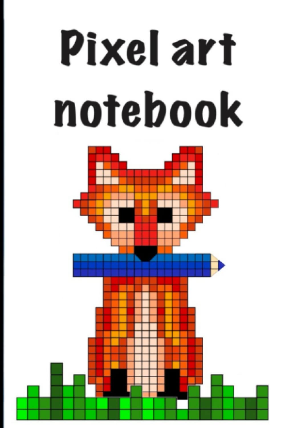 Pixel Art Notebook Sketchbook Squared Notebook Pixel Art For Kids ...