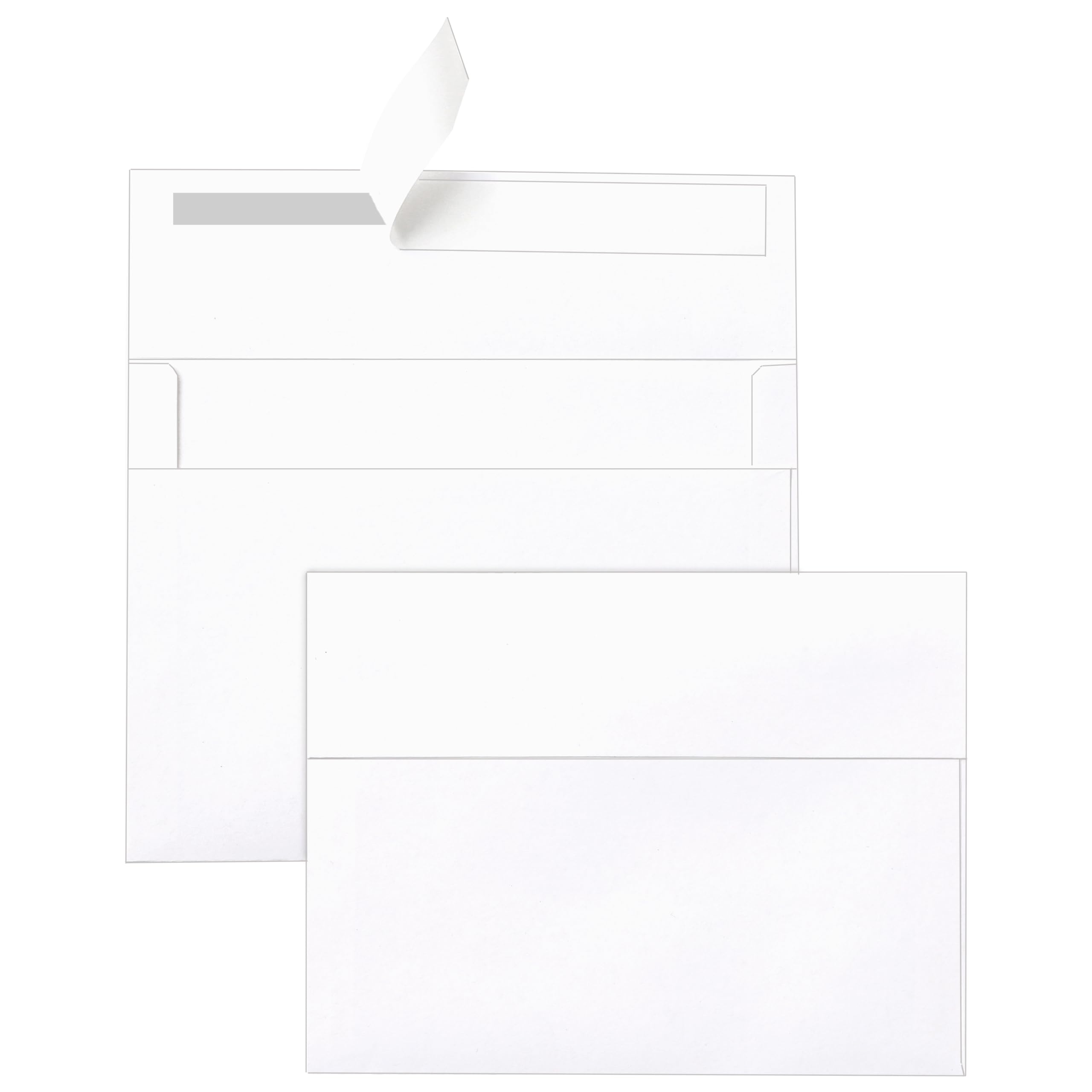 Snapklik.com : 110 Packs Blank White Envelopes 5 X 7 For Invitations ...