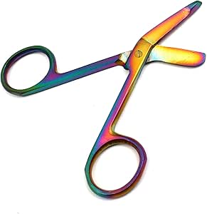 Amazon.com: OdontoMed2011 Lister Bandage Scissors Multi Color Rainbow 3 ...