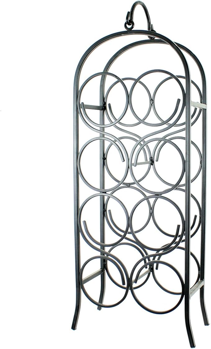 Amazon.com: Oenophilia Cathedral Wine Arch, Black - 8 Bottle: Free ...