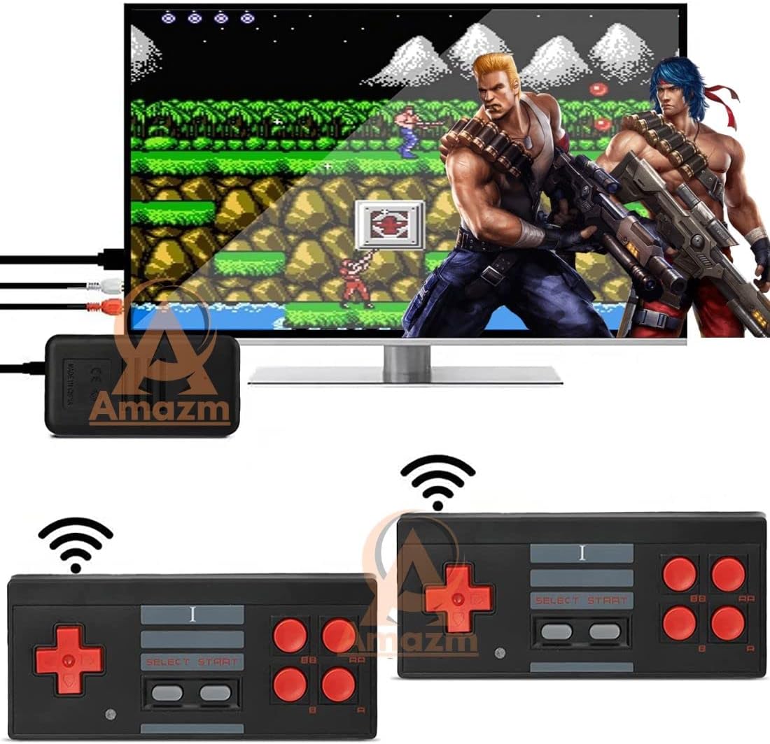 Buy Amazm Tv Video Game Set for Tv Gaming 2 Player with Classic Inbuilt ...