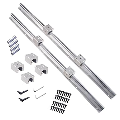 GUWANJI SBR20 Linear Rail 3000mm 4 PCS 1500mm Linear Slide Rails and 8 ...