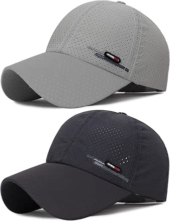 AYPOW Baseball Cap Hut Herren Damen, 2 Stück Sport Mesh Trucker Cap ...