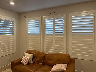 Amazon.com: SHUTTER WORKS Plantation Shutters for Interior Windows | Indoor Shutters ...