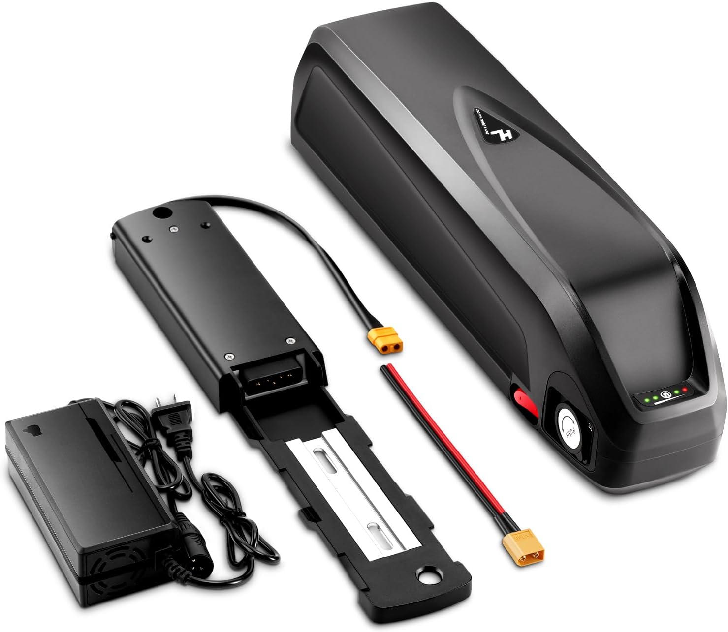 Amazon.com: 36V 48V 52V E-Bike Lithium Battery, 10Ah/12.5Ah/15A/20Ah, Suitable for 0-1000W ...