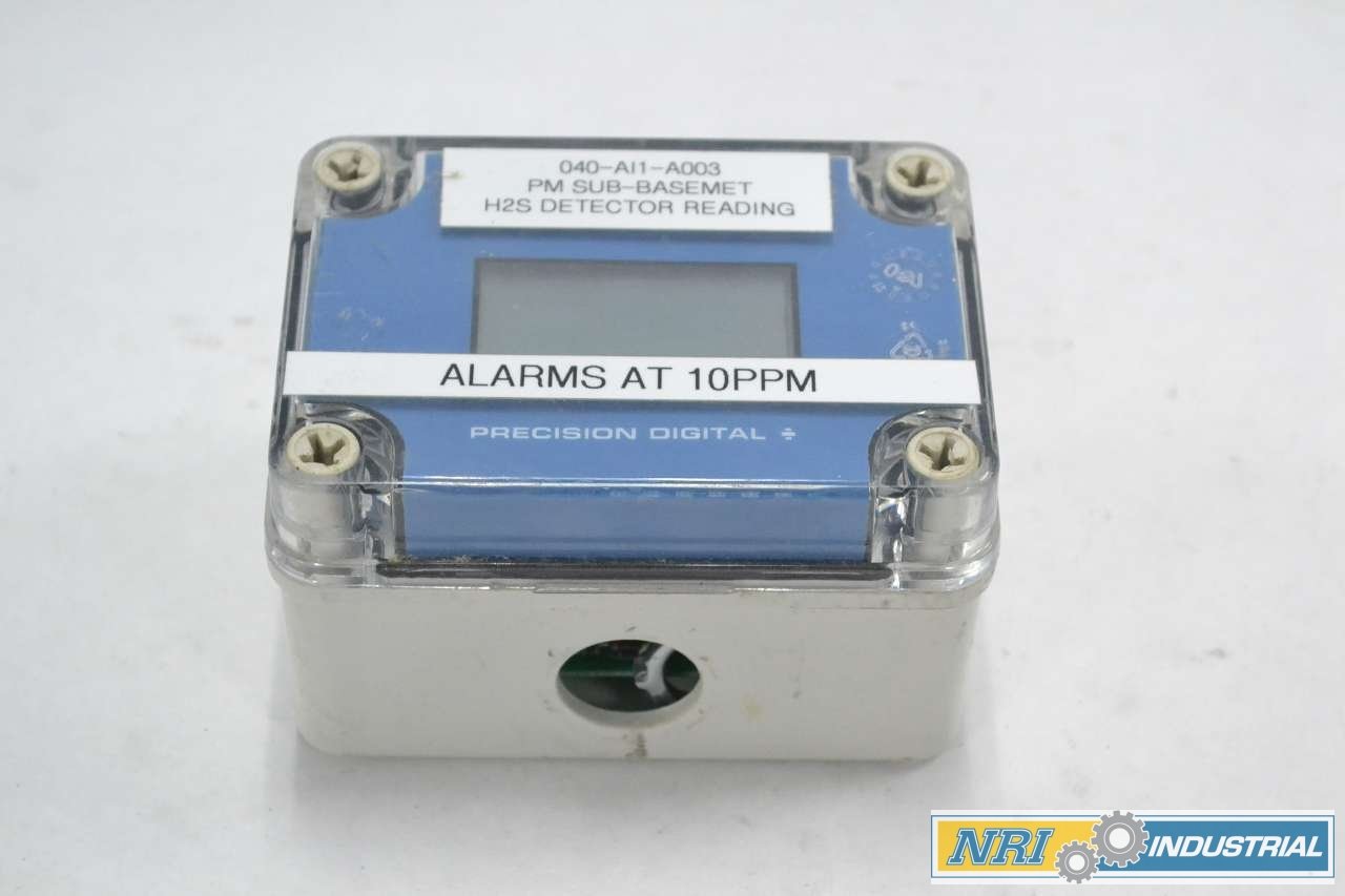 PRECISION DIGITAL PD600 ANALOG LOOP POWERED 10PPM DETECTOR METER ...