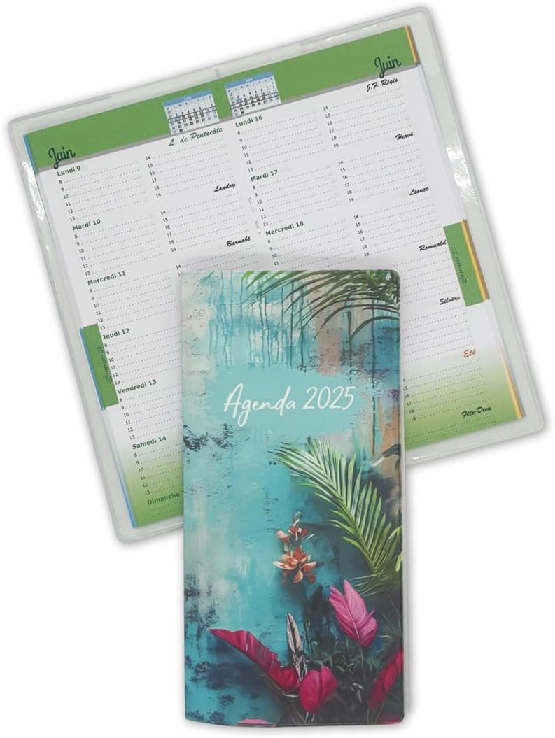 Jokisa Agenda de Poche 2025 Semainier, Agenda Vertical Scolaire 1 ...