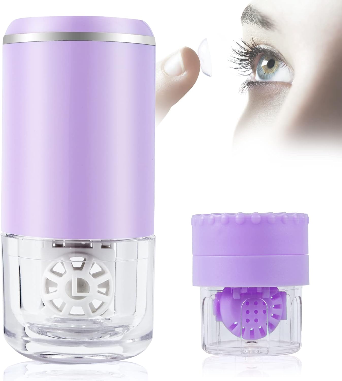 Amazon.com: MLOHASING Contact Lens Cleaner Machine, Soft Contact Lenses ...