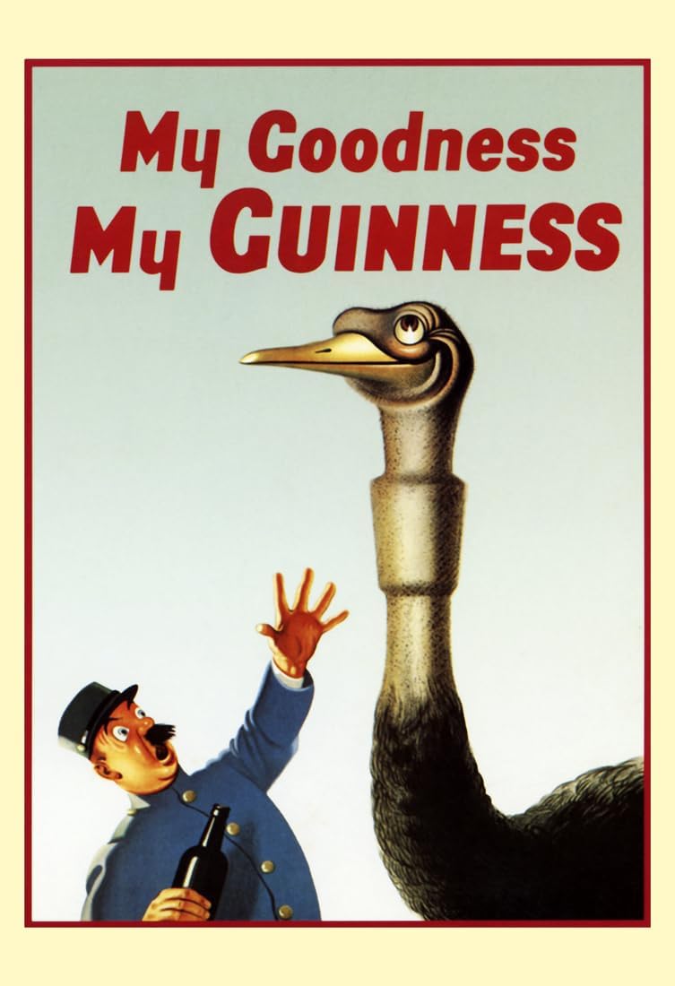 Amazon.com: Guinness Poster, Lovely Day for a Guinness, Tucan, Weather ...