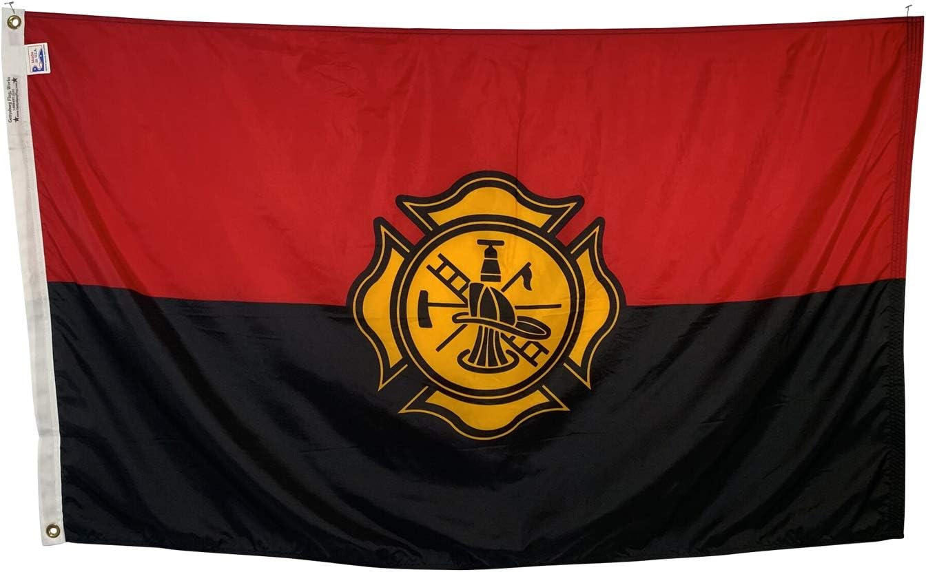 Amazon.com : 3x5' Fireman Remembrance Flag - Durable All Weather Nylon ...