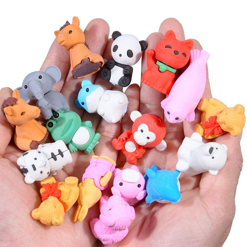 Paquete de 100 gomas de borrar de animales para niños,...B08QRFLHKJ ...